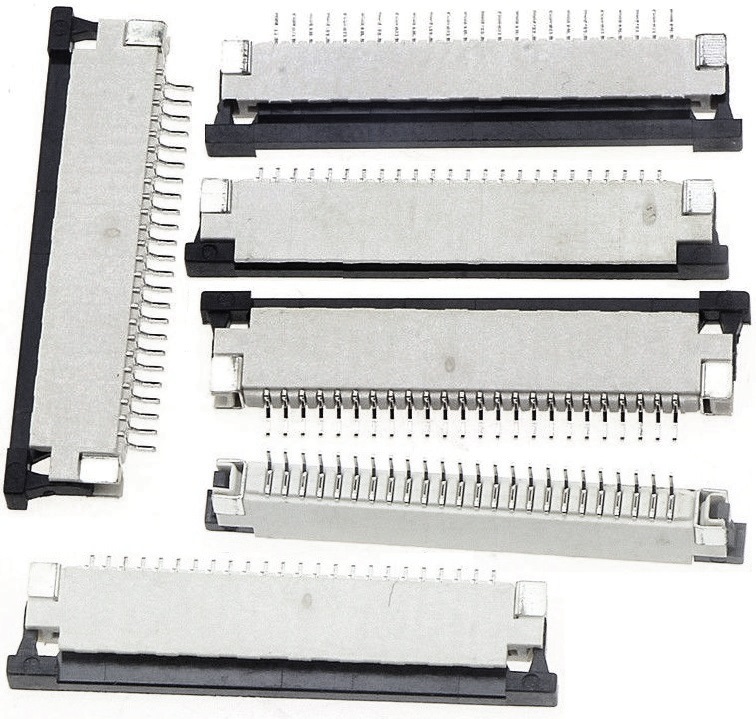 Conectores FPC-FFC Placa-Cable plano Flat paso 0.5mm